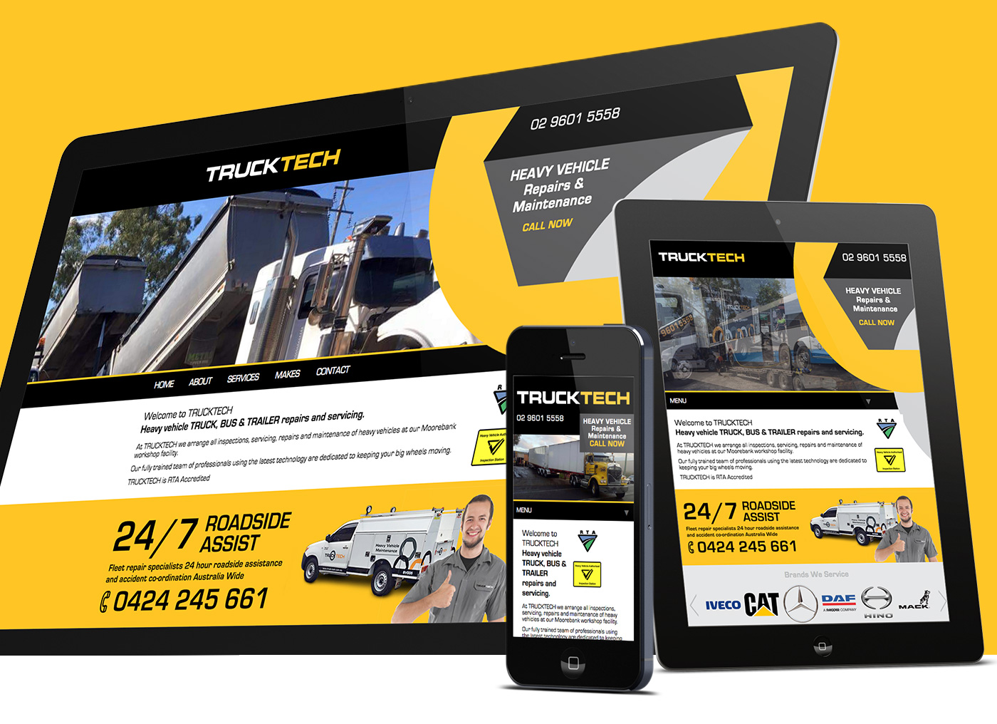 Truck Tech | Branding & Logo Design | Thomas Marsden Advertising