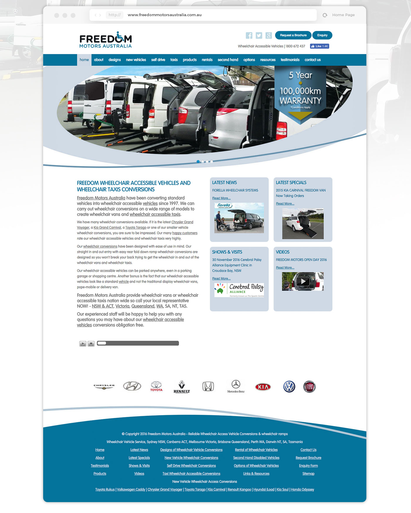 Freedom Motors | Web Design | Thomas Marsden Advertising