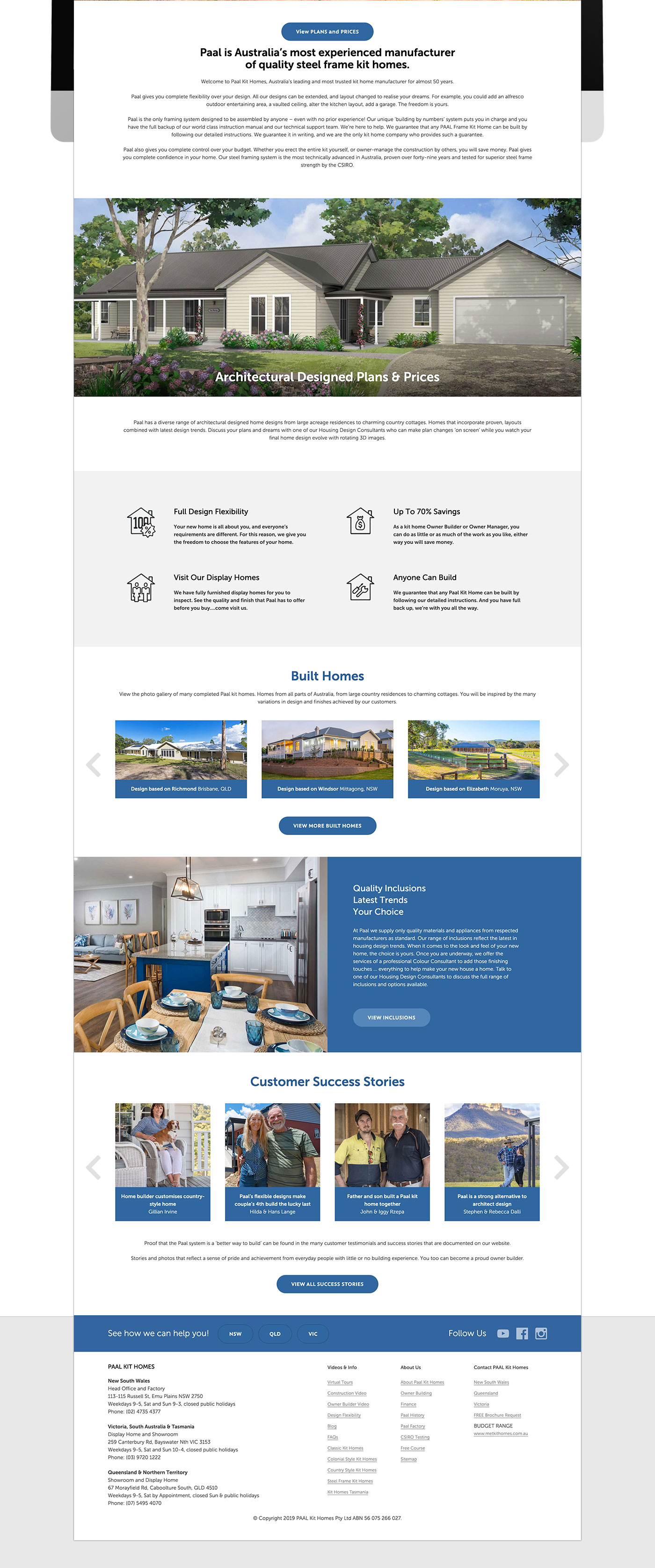 PAAL Kit Homes | Web Development | Thomas Marsden Advertising