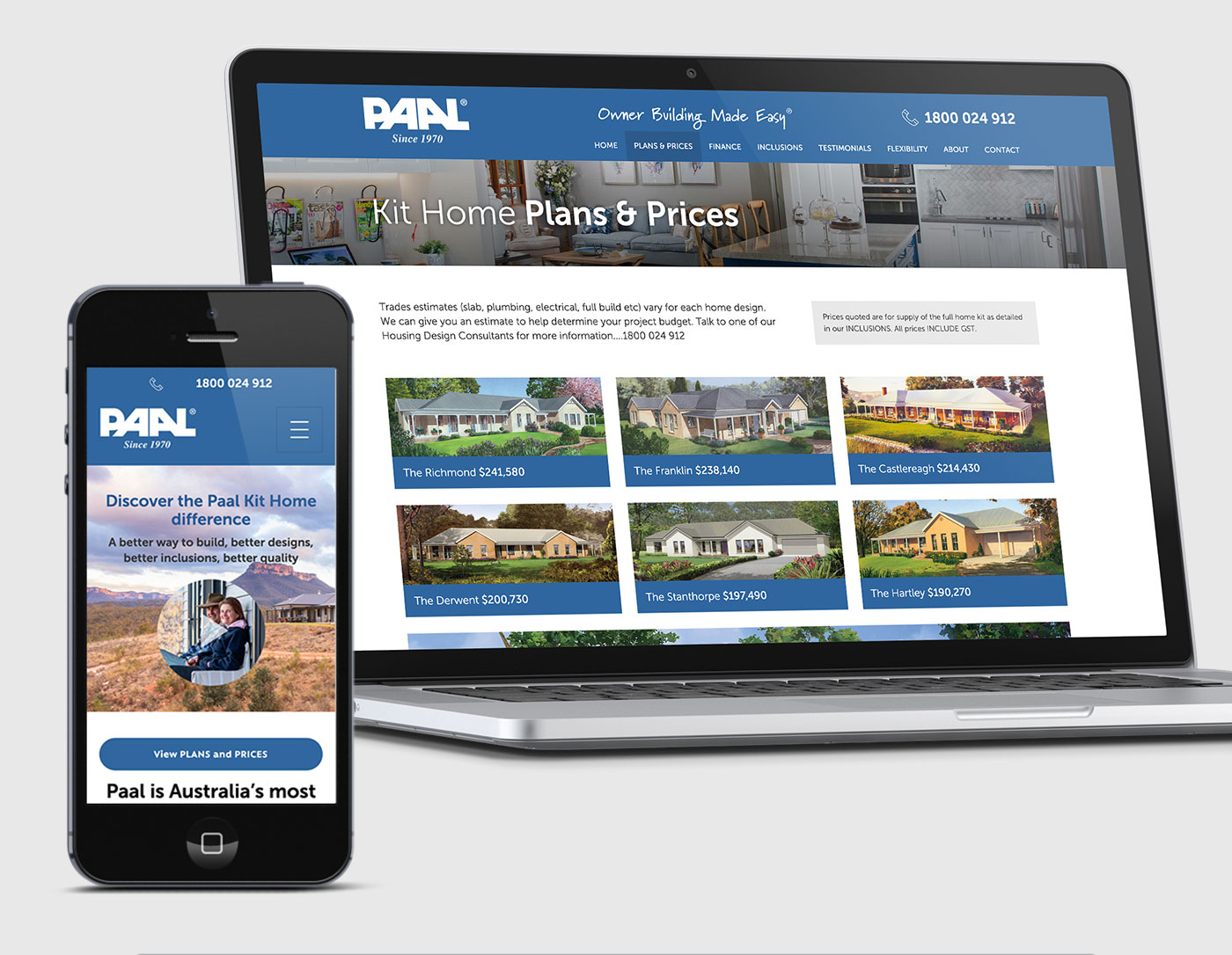 PAAL Kit Homes | Web Development | Thomas Marsden Advertising